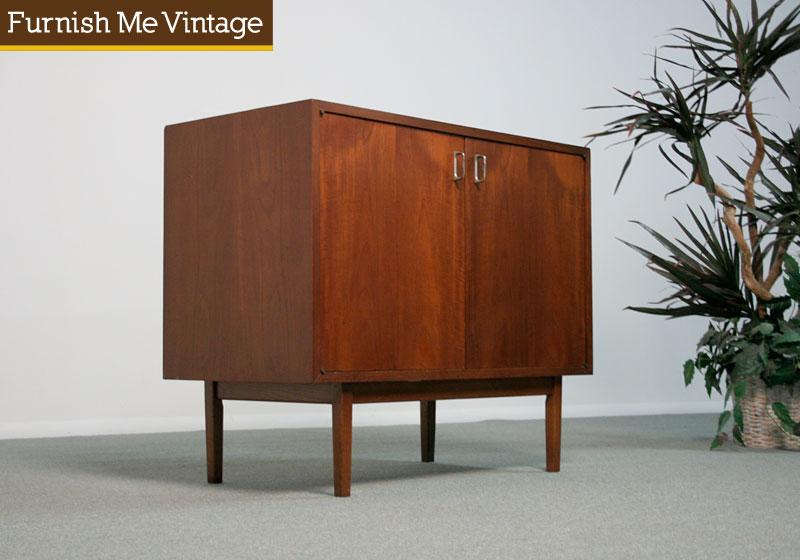 Mid Century Modern Danish Style Small Cabinet