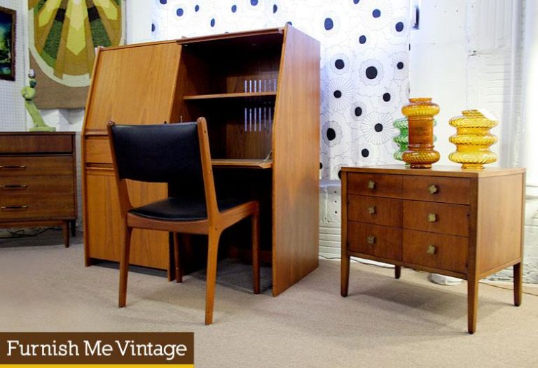 Danish Modern Teak Computer Desk