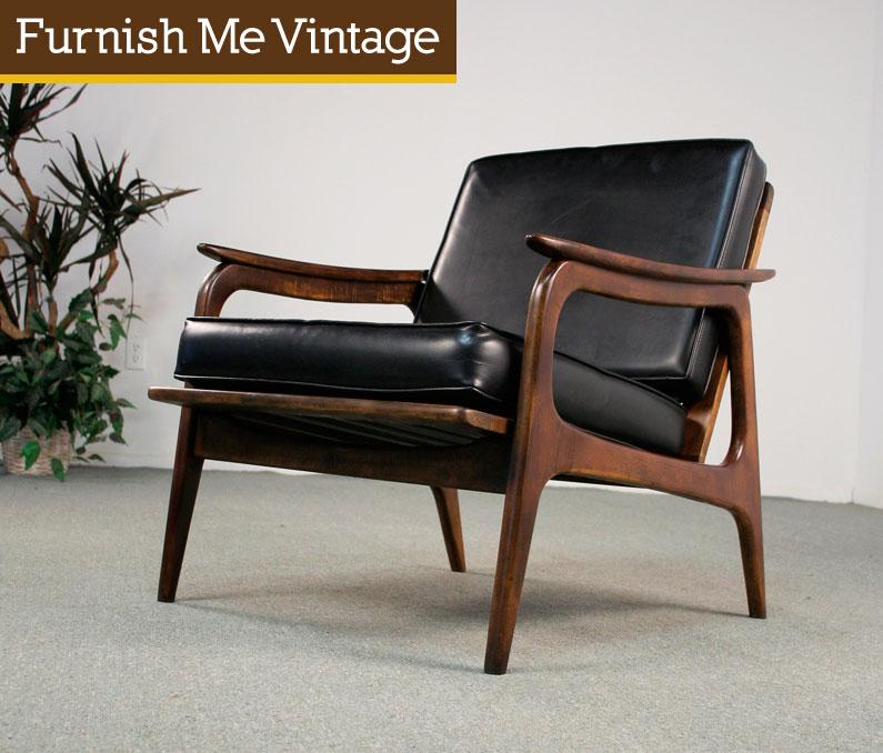 Retro Japanese Made Danish Style Lounge Chair
