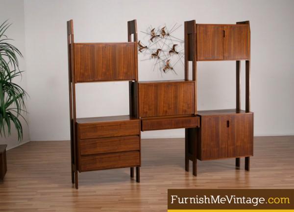 Mid Century Modern Modular Shelving System