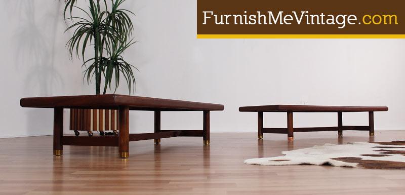 Vintage James Mont Style Bench / Table - (1) Available
