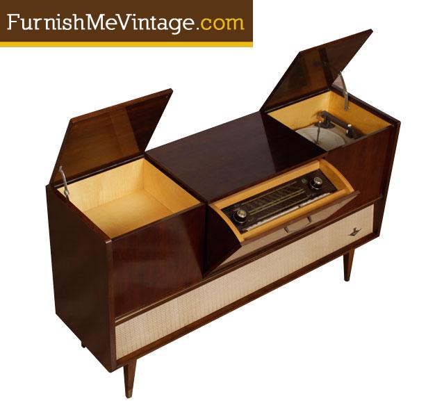 Mid Century Modern NordMende German Tube Stereo