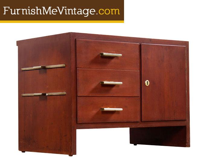 Unique Vintage Office Cabinet