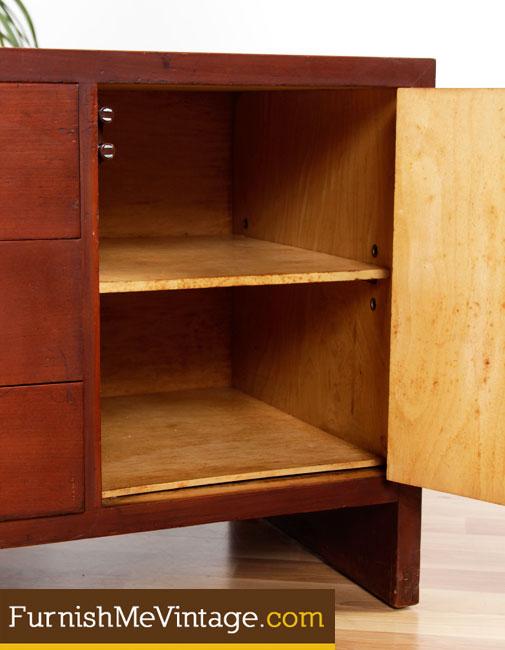 Unique Vintage Office Cabinet