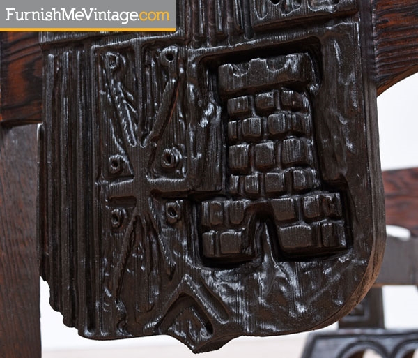 Mid century modern Witco tiki coffee table