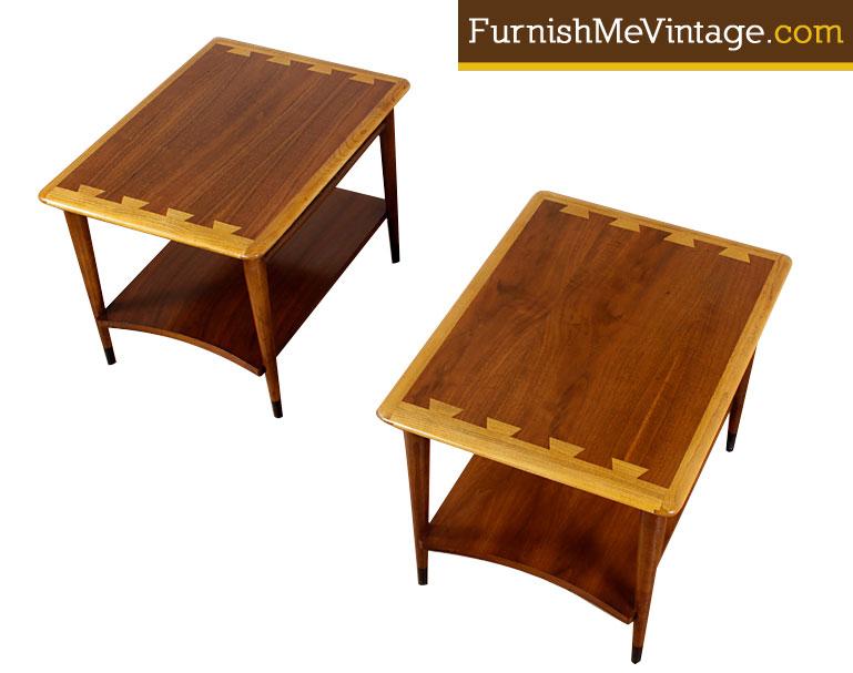Set of (2) Refinished Lane Acclaim End Tables