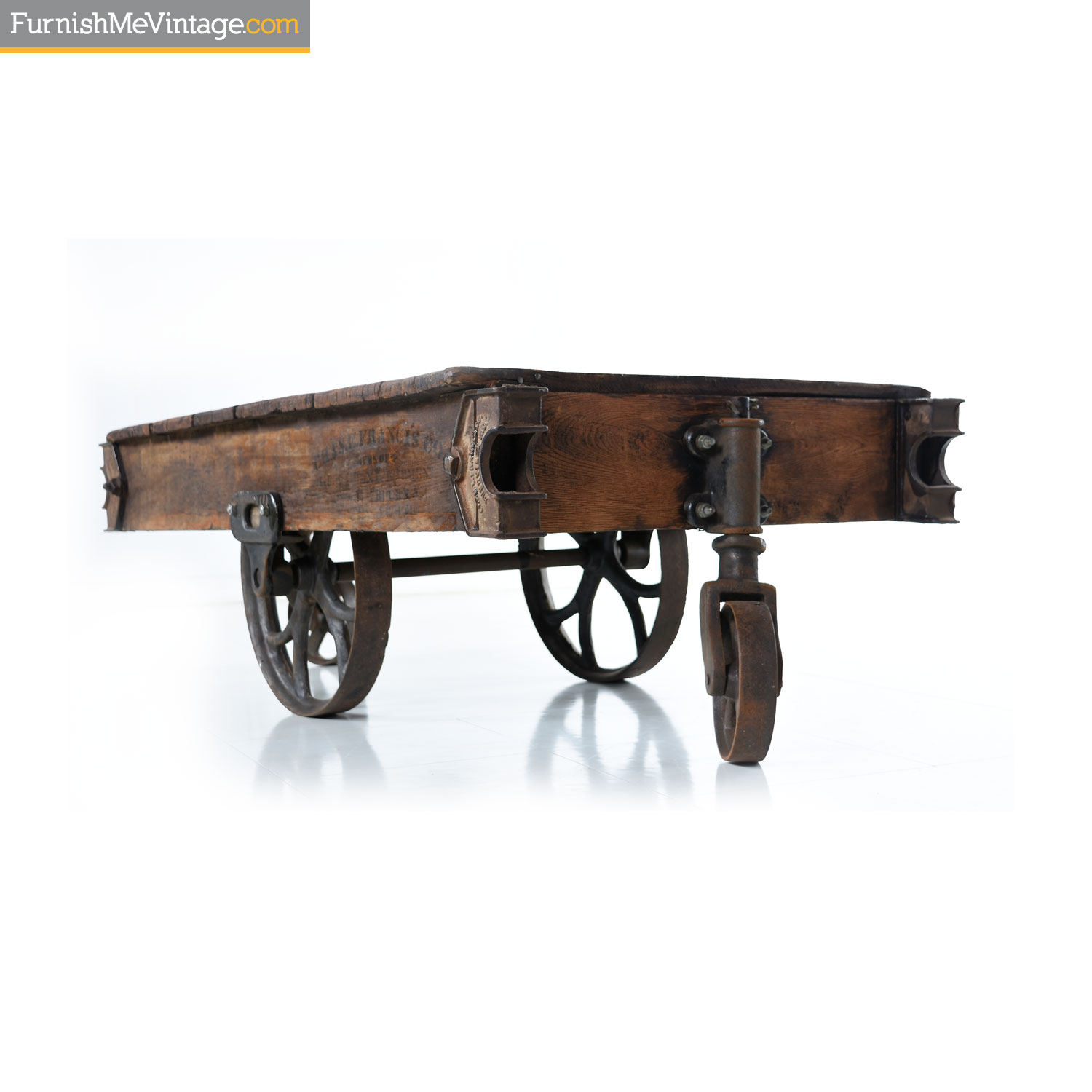 Industrial Cart Coffee Table by Charles Chas. E. Francis Co.