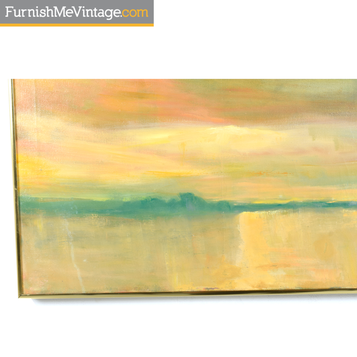 Beasley Abstract Expressionist Sunset and Sky Color Field Painting